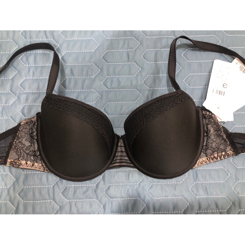 全新品～黑色（原價3,080)Passionata貝莎娜塔75C/34C(法國頂級品牌) | 蝦皮購物