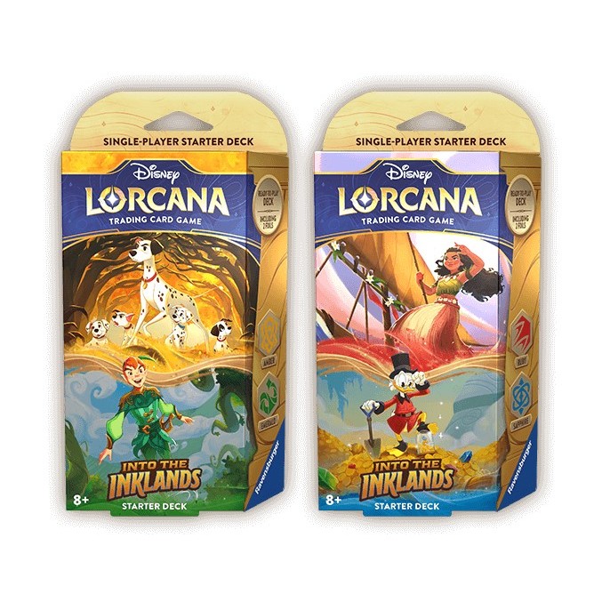 *現貨*迪士尼 Disney Lorcana 第三章Into The Inkland Starter Deck 起始牌組 | 蝦皮購物
