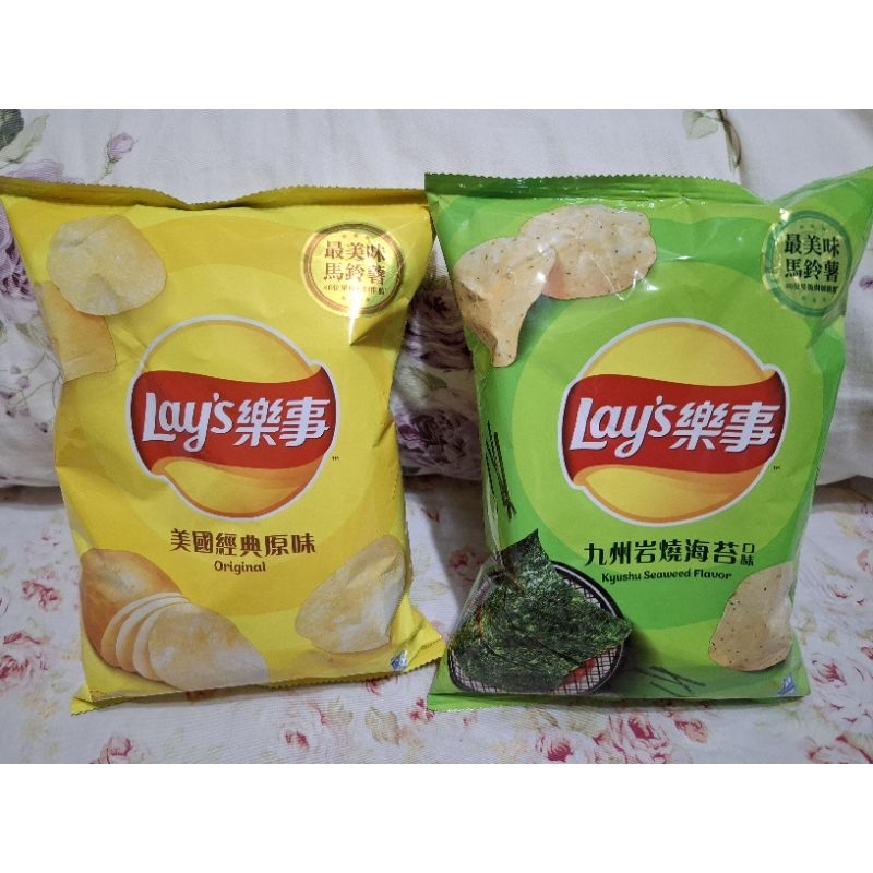 全新商品 Lay's 樂事 洋芋片 59.5g/85g 美國經典原味/九州岩燒海苔 現貨 | 蝦皮購物