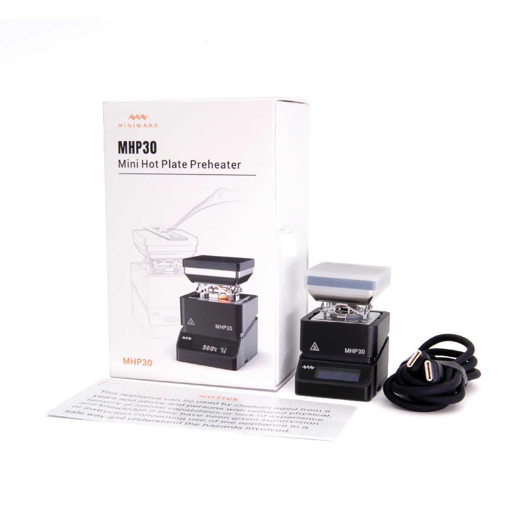 【台灣發貨】 MHP30 迷你恆溫加熱台 智能加熱工具 便攜 體積小巧 內置 OLED顯示 加熱面積 加熱工具 加熱台 | 蝦皮購物