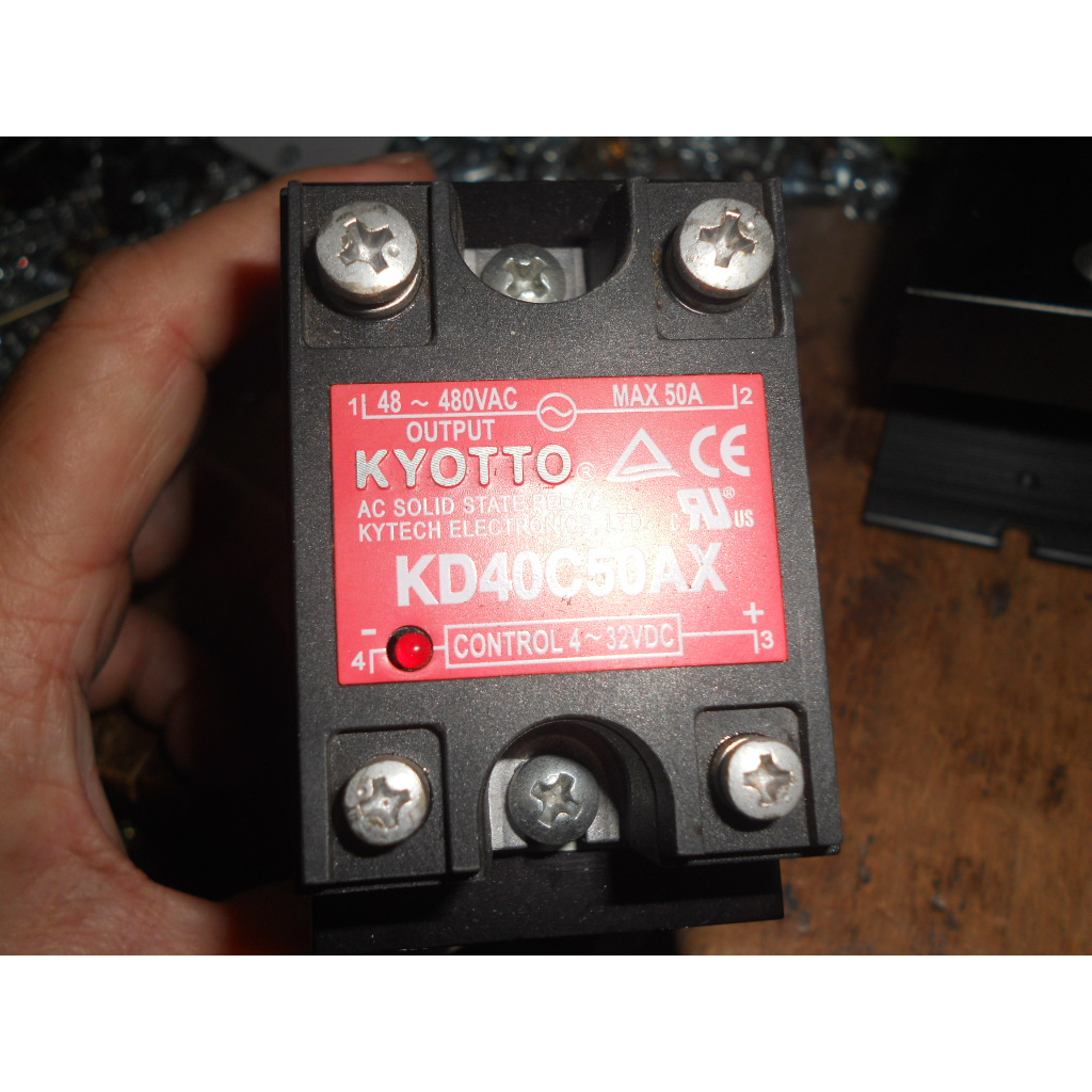 KYOTTO SSR固態繼電器 KD40C50AX 50A KD40C40AX 40A IN: 4-32VDC | 蝦皮購物
