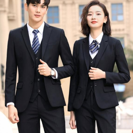 Miguo_高級感商務職業西裝套裝 男女同款 2色 S-6XL 嗶嘰料雙扣修身西服 大尺碼西裝套褲 灰色可預訂 | 蝦皮購物