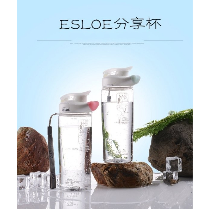 【免運】韓國ESLOE防唇印健康運動分享杯 韓國 ESLOE 防唇印 運動水瓶 冷水壺 水瓶 | 蝦皮購物