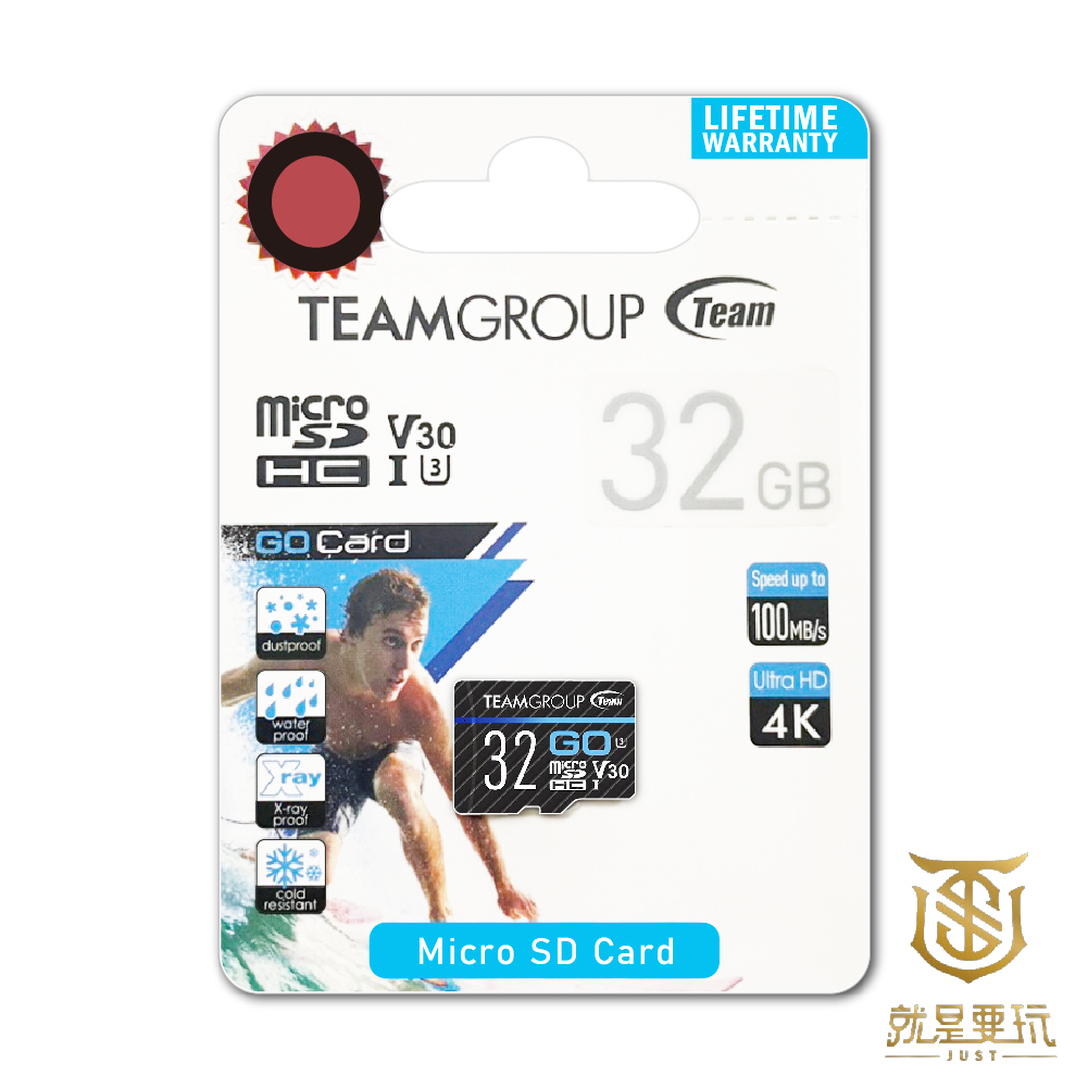 【就是要玩】現貨 TEAM十銓 TEAMGROUP GO Card MicroSD UHS-I U3 32GB 記憶卡 | 蝦皮購物