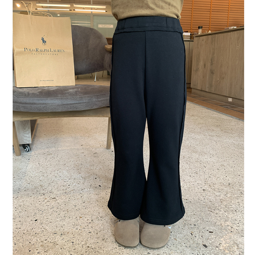 將將童裝│現貨100~130碼│ 沐棉雙面360g喇叭褲 版型好有彈力 女童喇叭褲兒童喇叭褲 兒童長褲大童喇叭褲 | 蝦皮購物