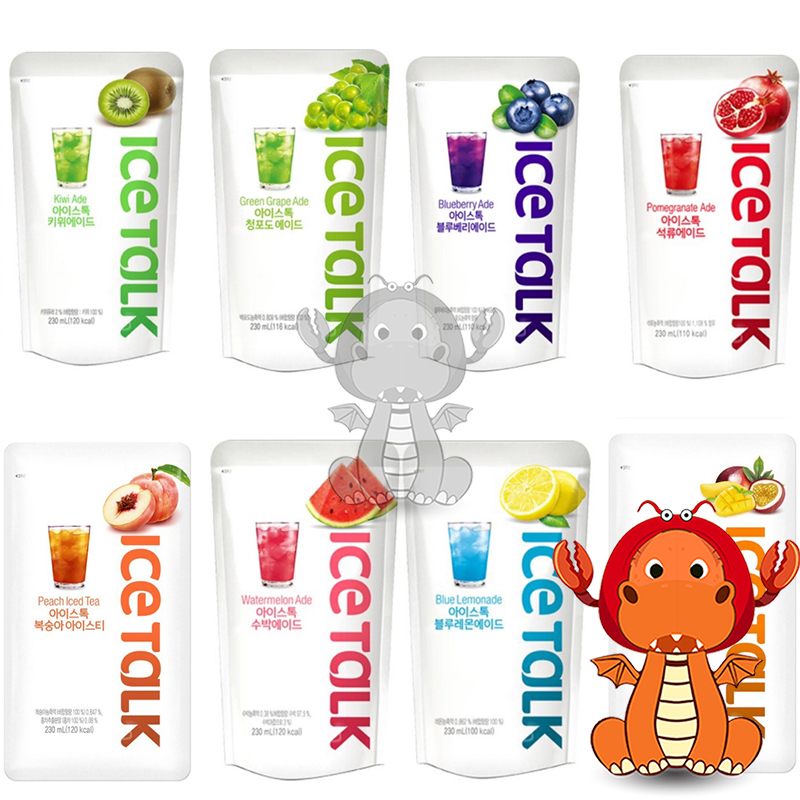 韓國 ice talk 風味飲料 果汁 冰飲料 咖啡飲 果汁飲 袋裝飲料 方便飲料 冷飲 | 蝦皮購物
