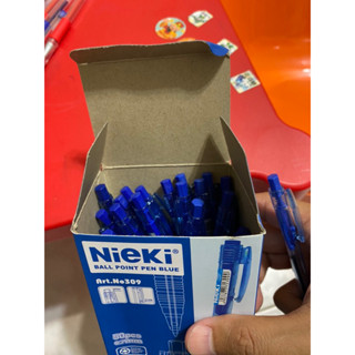 Nieki 0.7mm 原子筆 速乾 （藍色）好寫、耐摔，不易斷水 | 蝦皮購物