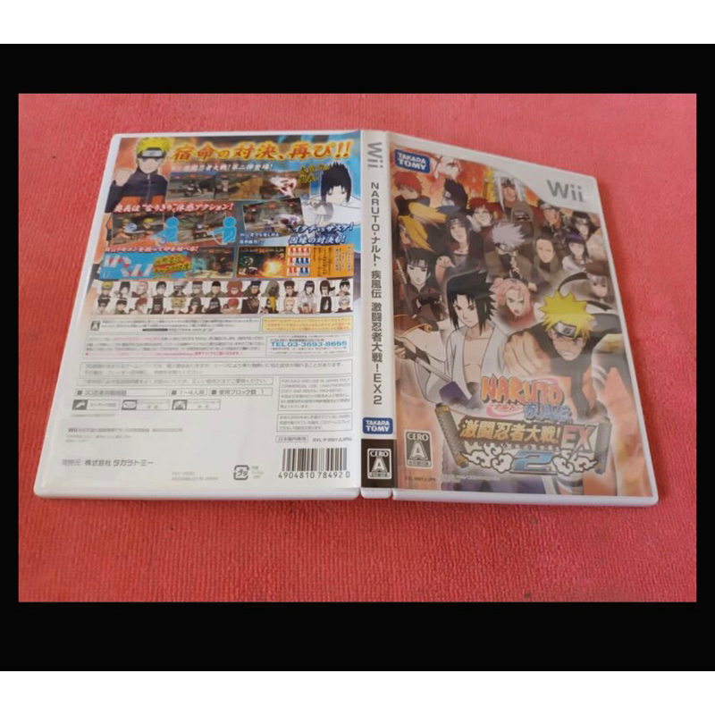 [冠宇小屋] Wii=火影忍者疾風傳 激鬥忍者大戰 ! EX2 | 蝦皮購物