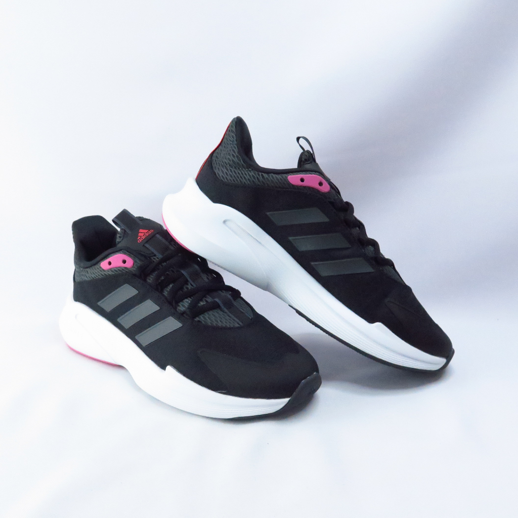 ADIDAS Alphaedge+ 女款慢跑鞋 避震 IF7287 黑白粉橘 | 蝦皮購物