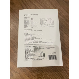 二手近全新 Lisscode Smio.V 溫冷緊緻按摩儀-雲朵白 | 蝦皮購物