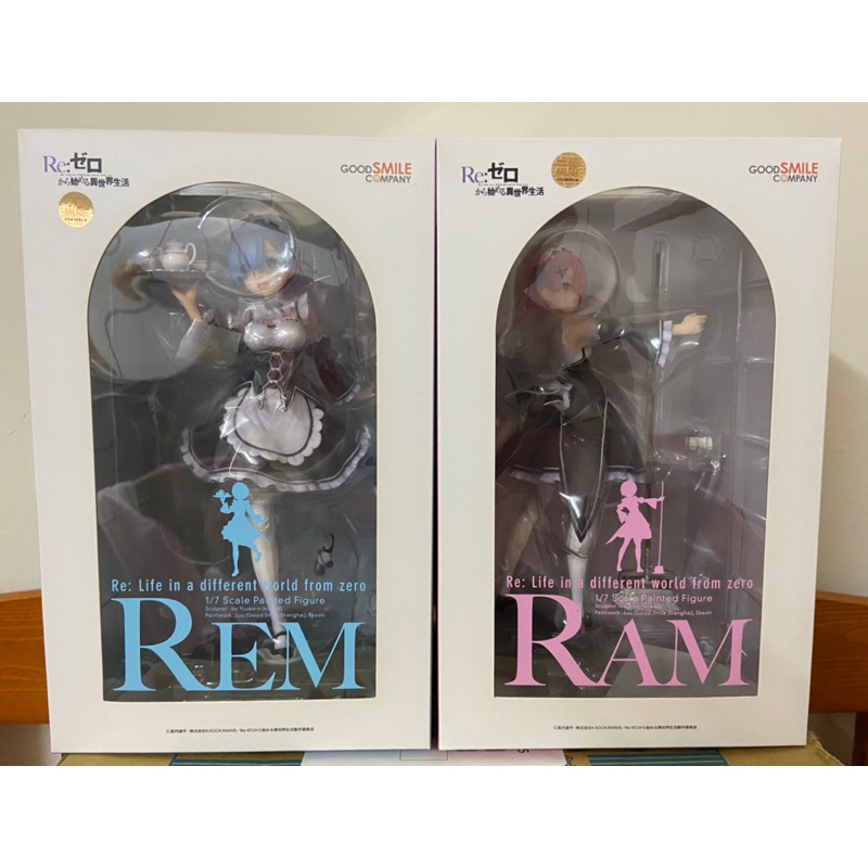 【二手】代理版 GSC RE:0 從零開始的異世界生活 雷姆 + 拉姆 (合售) | 蝦皮購物