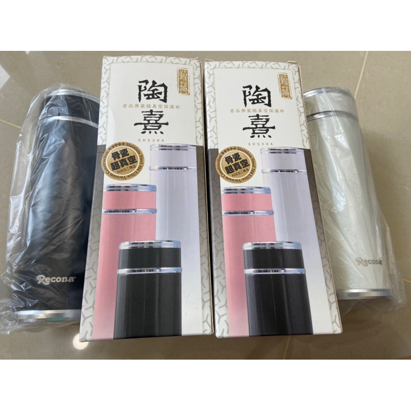 全新Recona 350ml 陶熹骨瓷超真空保溫杯/骨瓷保溫瓶/骨瓷內膽/不鏽鋼保溫瓶（剩白色） | 蝦皮購物