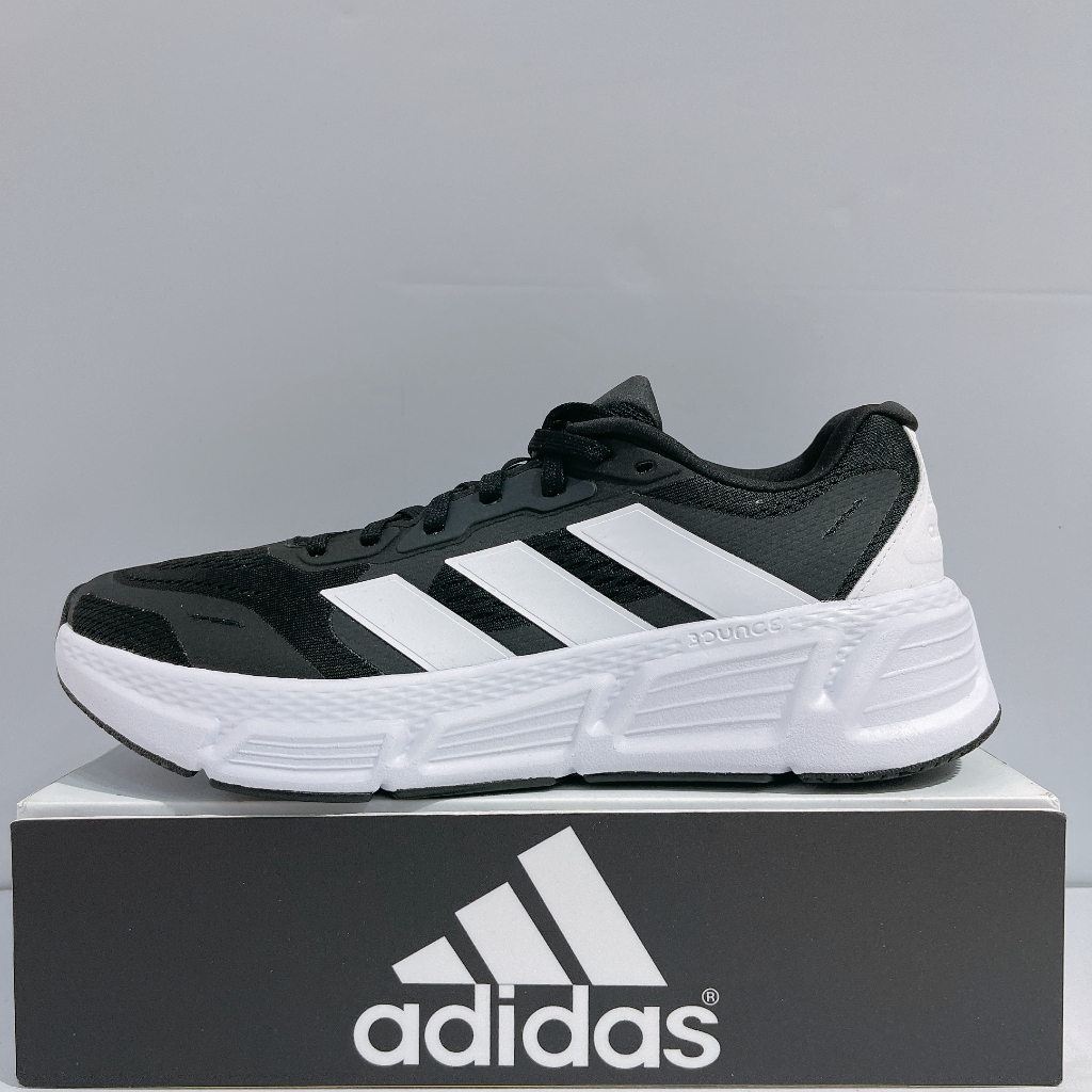 adidas Questar 2 M 男女款 黑色 舒適 透氣 穩定 緩震 慢跑鞋 IF2229 | 蝦皮購物