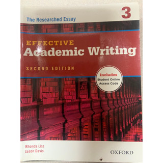 Effective academic writing 3 second edition | 蝦皮購物