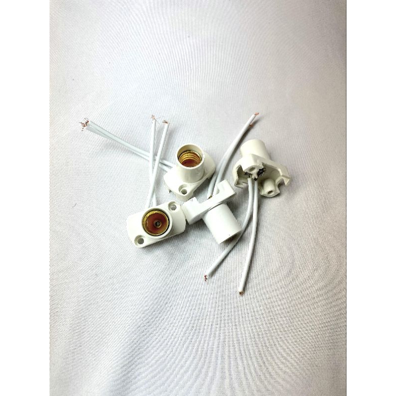 TY-0407 E12燈座附線 E12燈座 白色 | 蝦皮購物