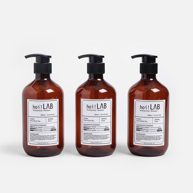 (組)hoi! LAB-實驗室香氛沐浴精-500ml煙燻皮革 3入 | 蝦皮購物