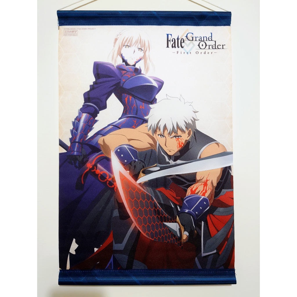 【Fate/Grand Order】日版 A3掛軸 虎之穴購入特典 黑賽巴 & Archer FGO Fate | 蝦皮購物