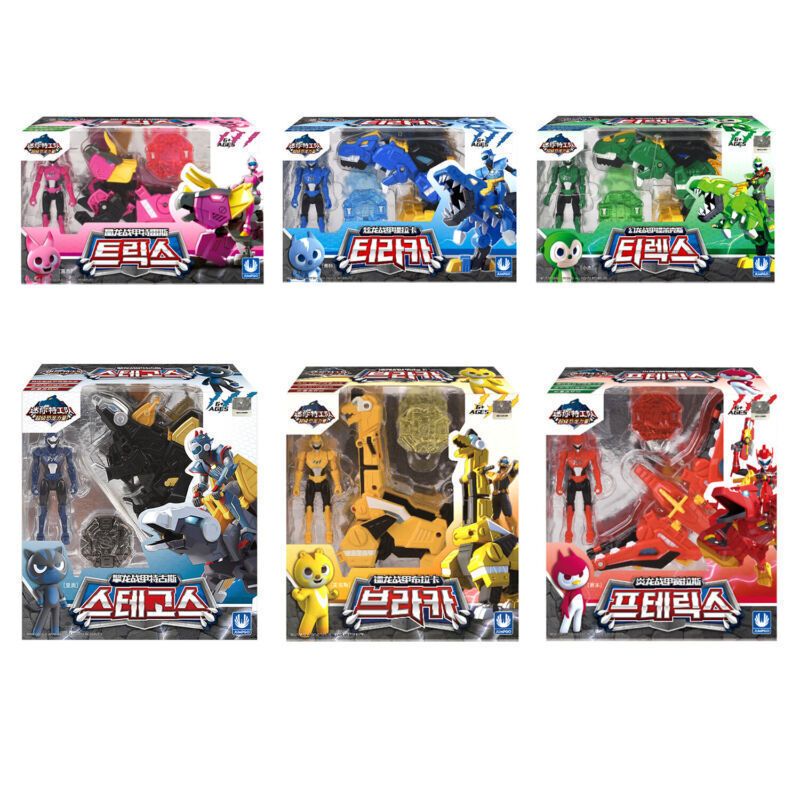 SAMG MINIFORCE 迷你特工隊 TRANS-HEAD 翼龍/ 腕龍/ 暗龍/ 暴龍/ 怒鯊/ 三角龍 等 戰騎 | 蝦皮購物