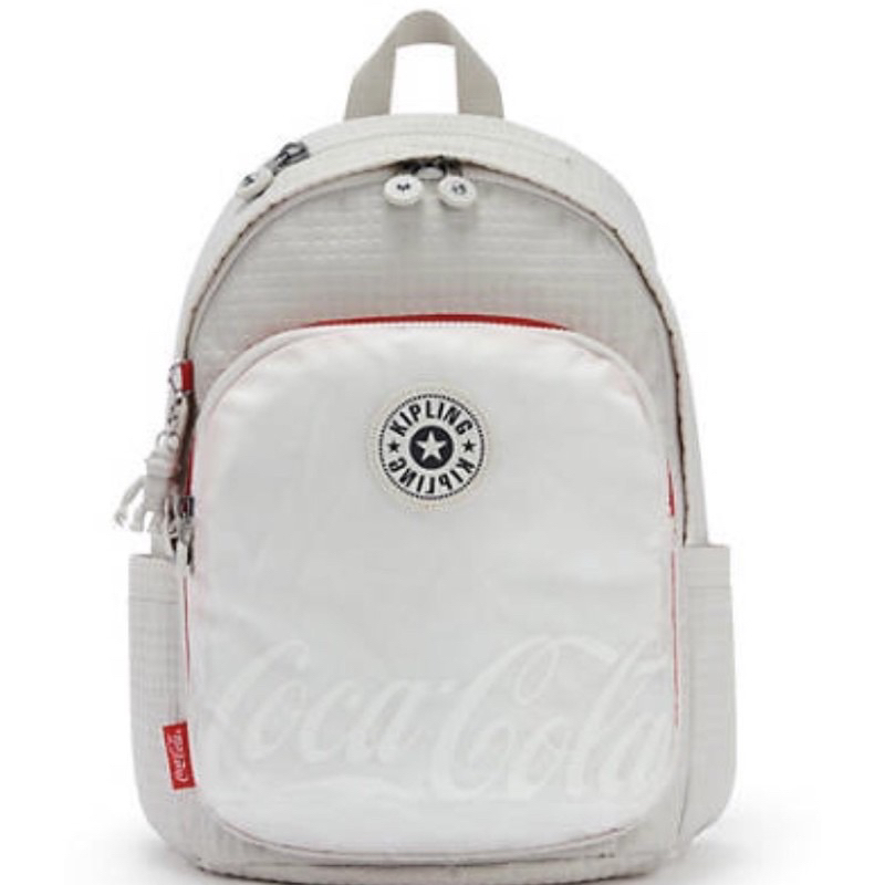 Kipling DELIA MEDIUM Coca-Cola聯名款。拉鏈處有變色。已折售 | 蝦皮購物