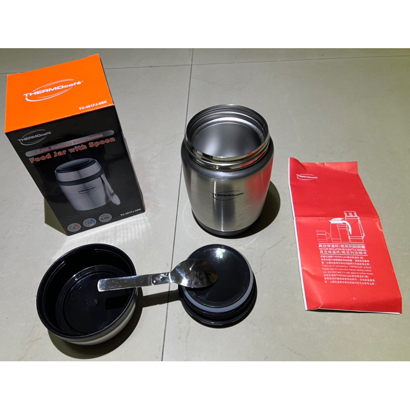 【膳魔師】480ml不鏽鋼真空保溫食物罐 (TC-481FJ-SBK) | 蝦皮購物