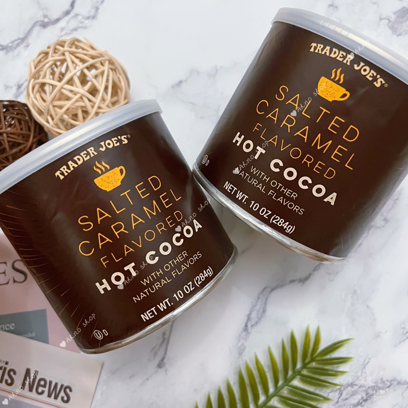 秋季限定[Ahno 美國代購]Trader Joe’s 缺德舅｜海鹽焦糖可可粉｜可可粉｜沖泡式｜熱可可｜海鹽焦 | 蝦皮購物