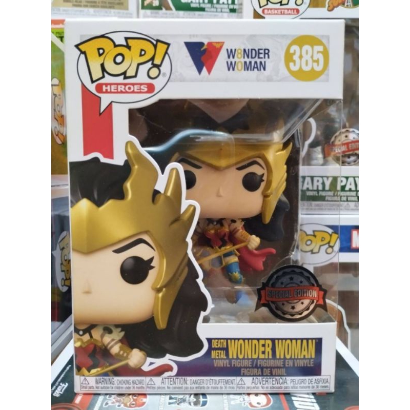 FUNKO POP 正版 385 神力女超人 真言套索 暗黑之夜 死亡金屬 國際貼 WW80 DC 英雄 系列 | 蝦皮購物