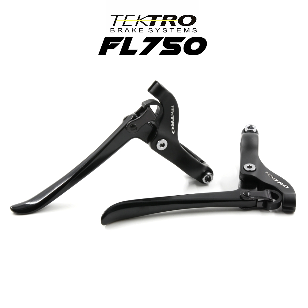 TEKTRO FL750 (全黑) 鋁合金 自行車 煞車把手 適用 平把公路車 鋼管車 單速車 | 蝦皮購物