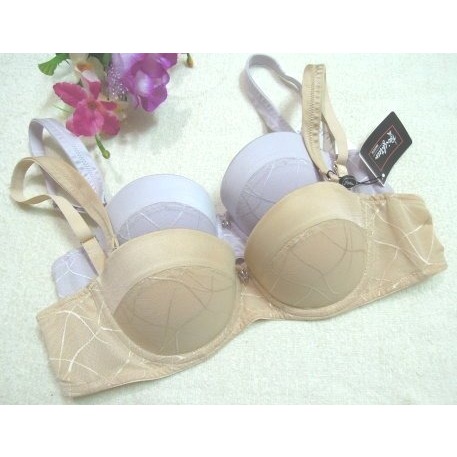 【奧黛莉】一體成型 半罩 素面內衣【3781】~70B,70C,75C,80B,80C~膚,紫 | 蝦皮購物