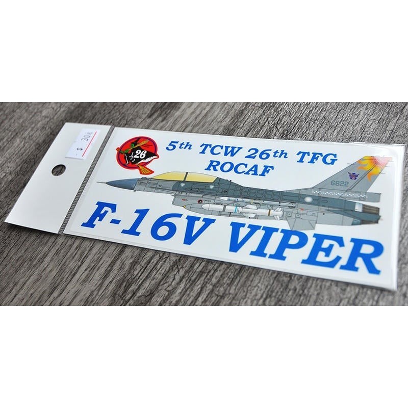 RBF現貨 26th TFG F-16A PVC sticker S30-6822 | 蝦皮購物