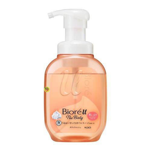 【JPGO】日本製 花王Kao 蜜妮 Biore u The Body 新綿密泡沫保濕沐浴乳~乾燥肌用(橘) | 蝦皮購物