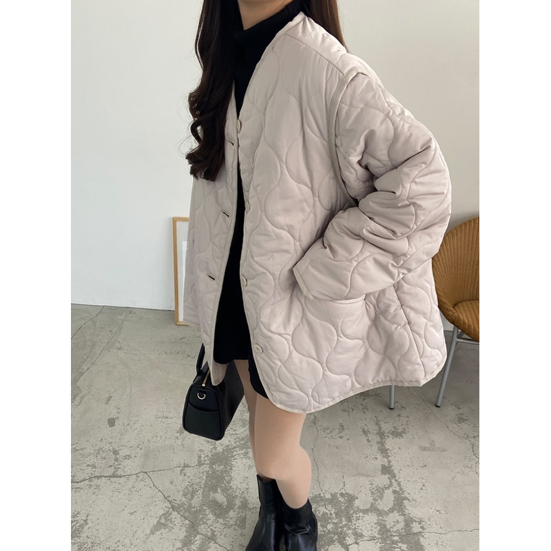 暖かい ｜【GRL】2 way袖可拆衍縫夾克[fo1736] | 蝦皮購物