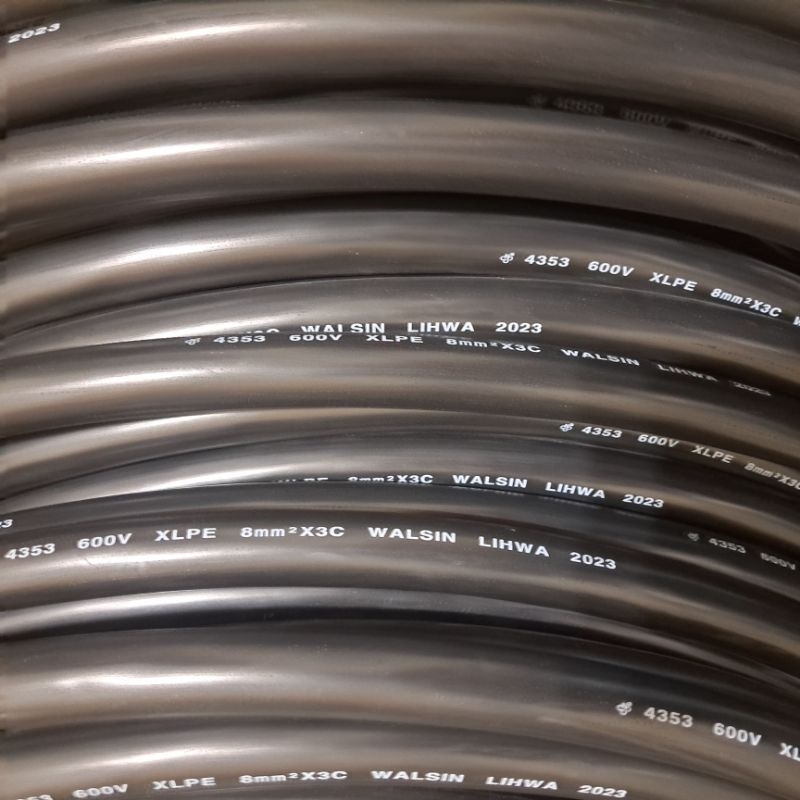 零售 一米零售價 太平洋 華新麗華 XLPE 8平方 2c 3c 2芯及3芯電纜線 3X8mm2 | 蝦皮購物