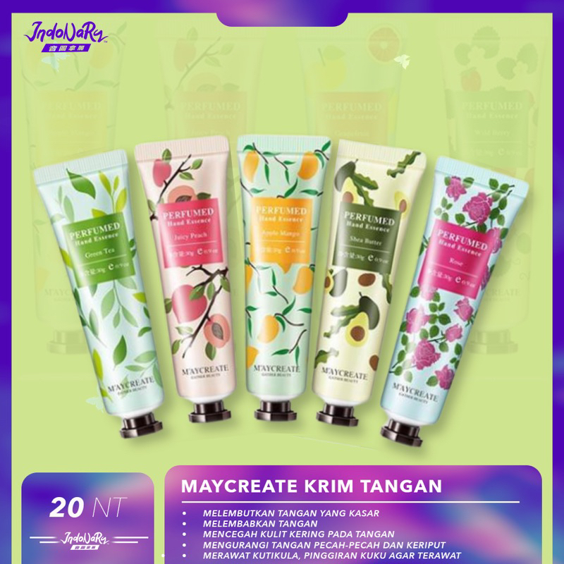 Maycreate MAY CREATE Hand Cream krim tangan | 蝦皮購物