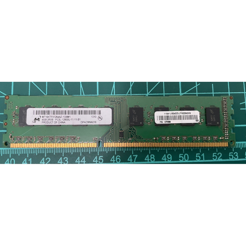 美光 Micron 4GB 2RX8 PC3L-12800U (mt16ktf51264az-1g6m1) | 蝦皮購物