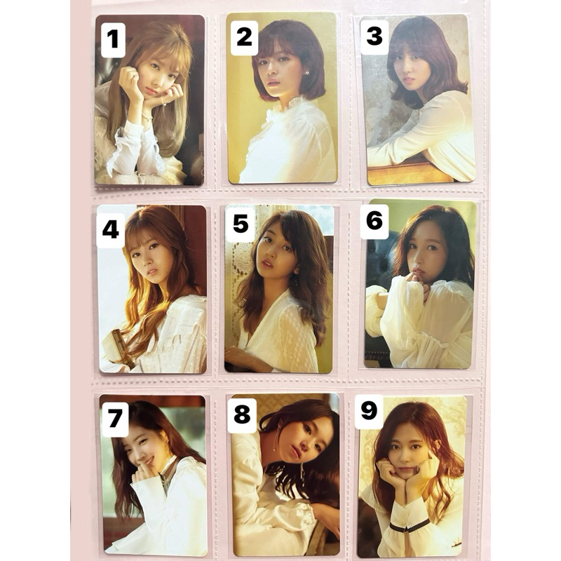 TWICE 2018 年曆 小卡 | 蝦皮購物