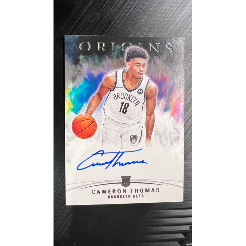 2021-22 Panini Origins Cameron Thomas auto 卡面簽 新人 RC 球員卡 簽名 | 蝦皮購物