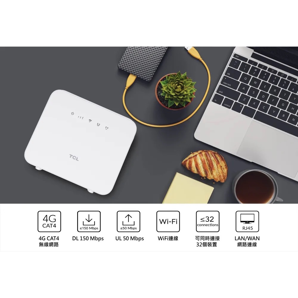 TCL 4G LTE 行動無線 WiFi分享 路由器-LINKHUB HH42L | 蝦皮購物