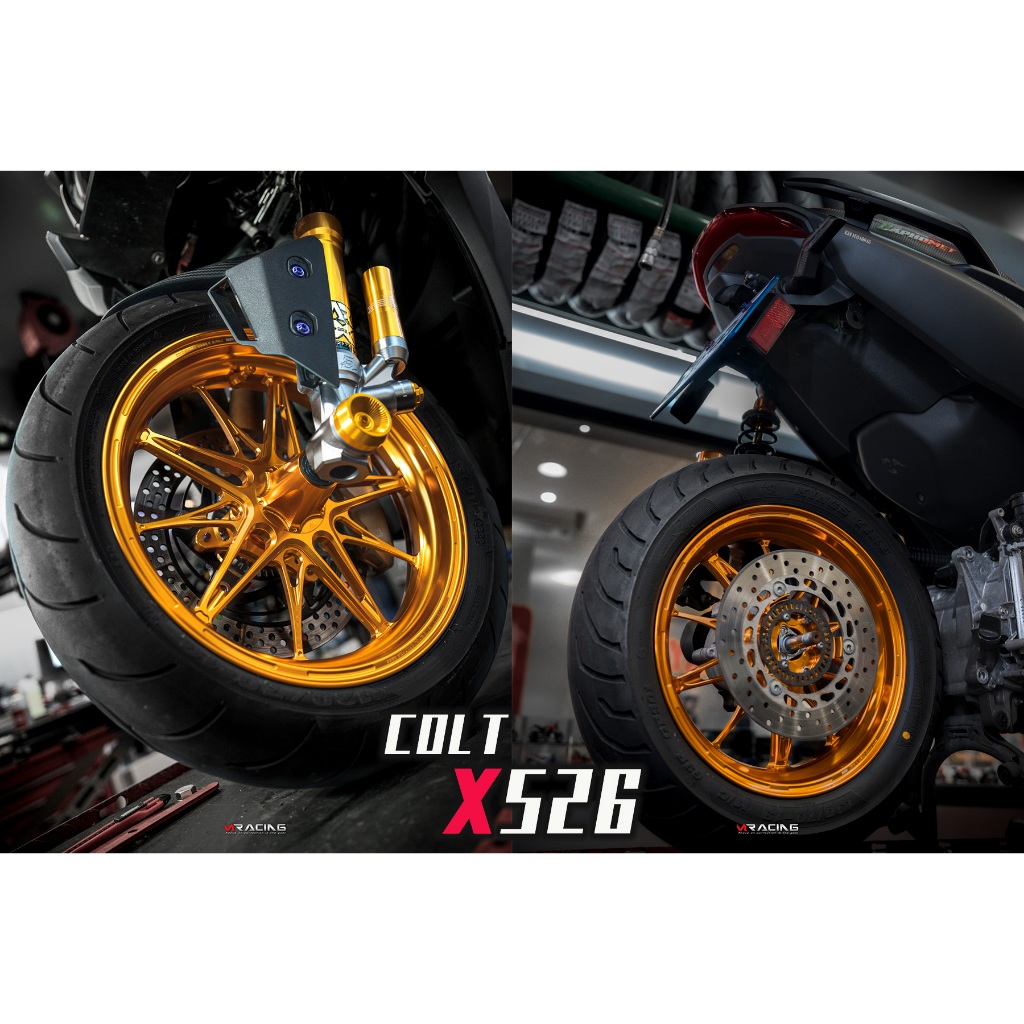 【炫富精品】克特COLT X526 鍛造輪框 DRG/JETSL/勁戰/JETSR/FORCE/六代戰/水冷B | 蝦皮購物