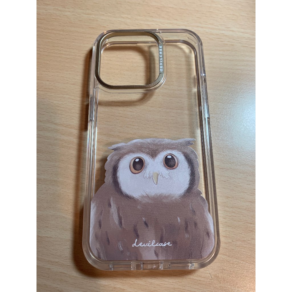 【近全新】降價150元中！！！Iphone15 Pro 惡魔防摔殼標準版 DEVIL CASE 貓頭鷹 透明手機殼 | 蝦皮購物