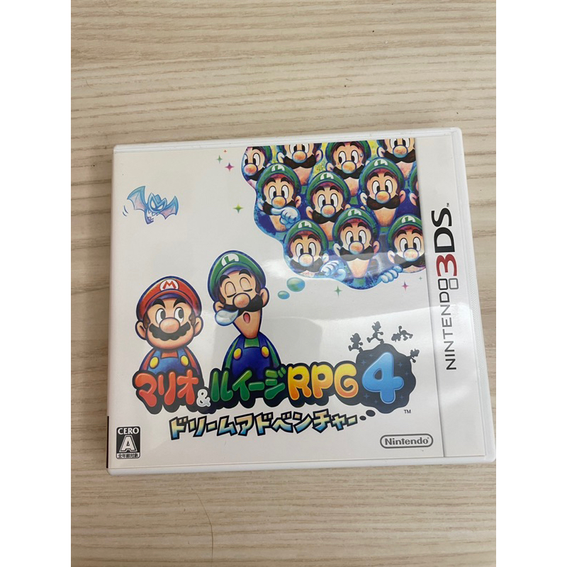 二手 日版 3DS 瑪利歐與路易吉 RPG 4 夢境冒險 Mario & Luigi 瑪利歐與路易吉RPG4 | 蝦皮購物