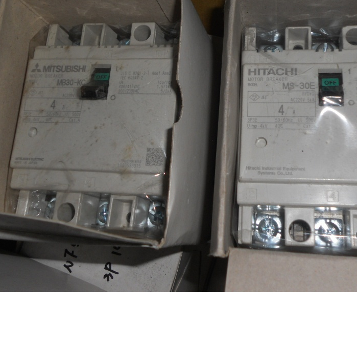 日本 三菱 NFB 日立 無熔絲開關BH 馬達型 NF50-KC 3P 4A-50A 軌道 螺絲 匯流排 (D2) | 蝦皮購物