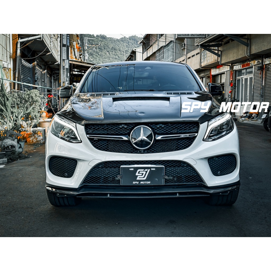 【SPY MOTOR】賓士 Benz C292 GLE COUPE 碳纖維前下巴 | 蝦皮購物