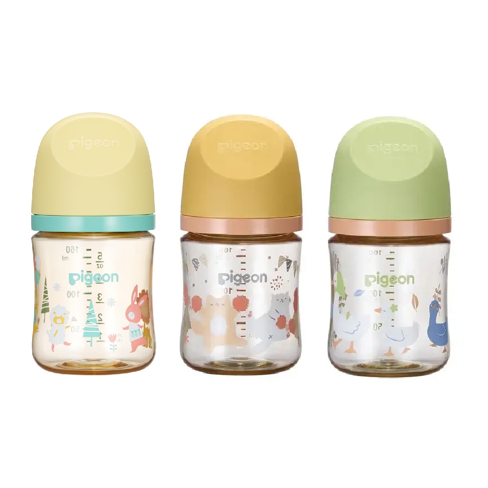 【Pigeon貝親】第三代母乳實感彩繪款PPSU奶瓶160ml／3款 | 蝦皮購物