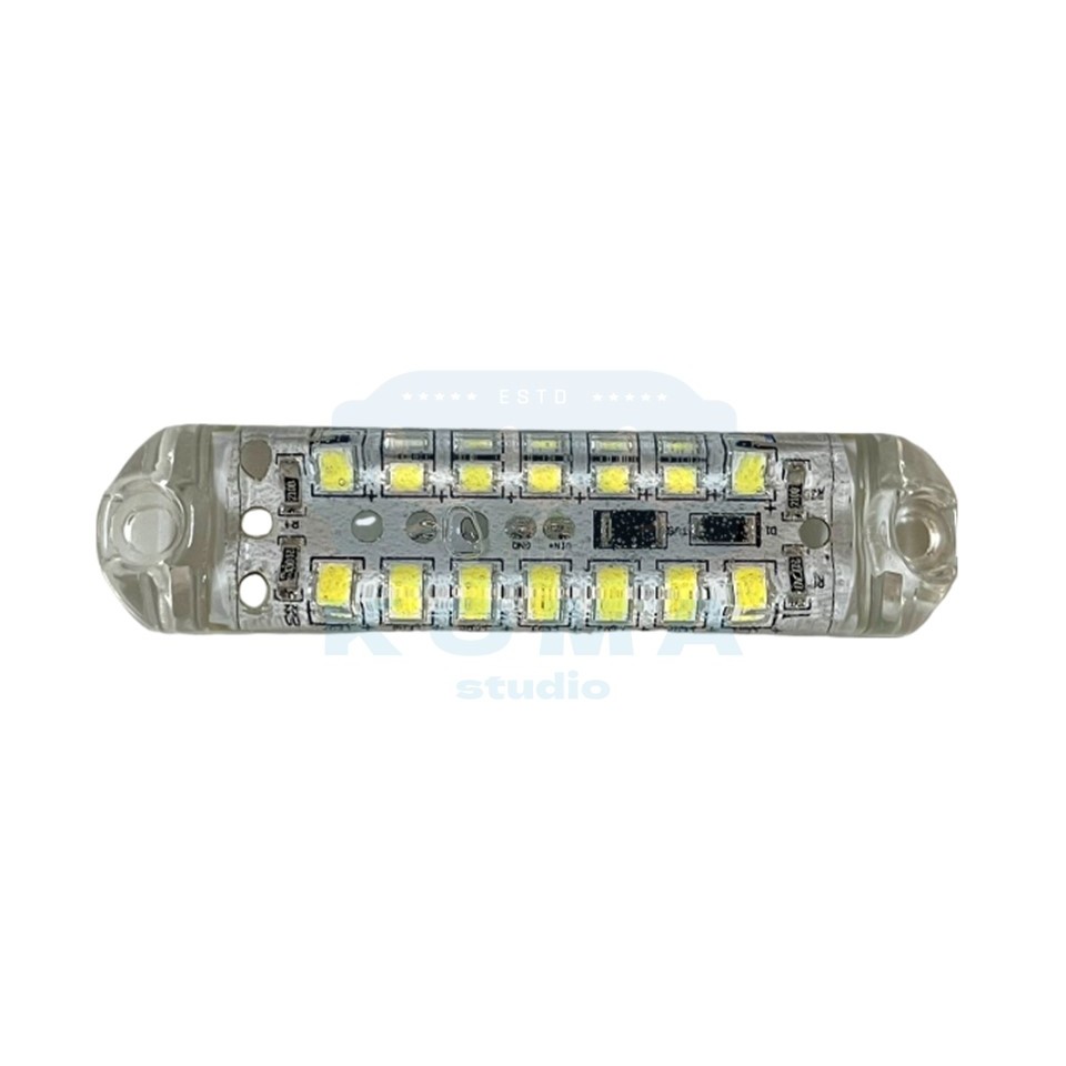 Ko Ma 24V 14粒LED 裝飾燈 LED燈 邊燈 大燈 後燈 角燈 方向燈 遊覽車 巴士 公車 大型巴士 改裝 | 蝦皮購物