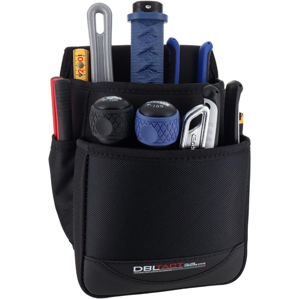 日本 三共 DBLTACT 超輕量工具袋系列 DT-02-BK 兩層腰包 大 黑色 腰間工具袋 | 蝦皮購物
