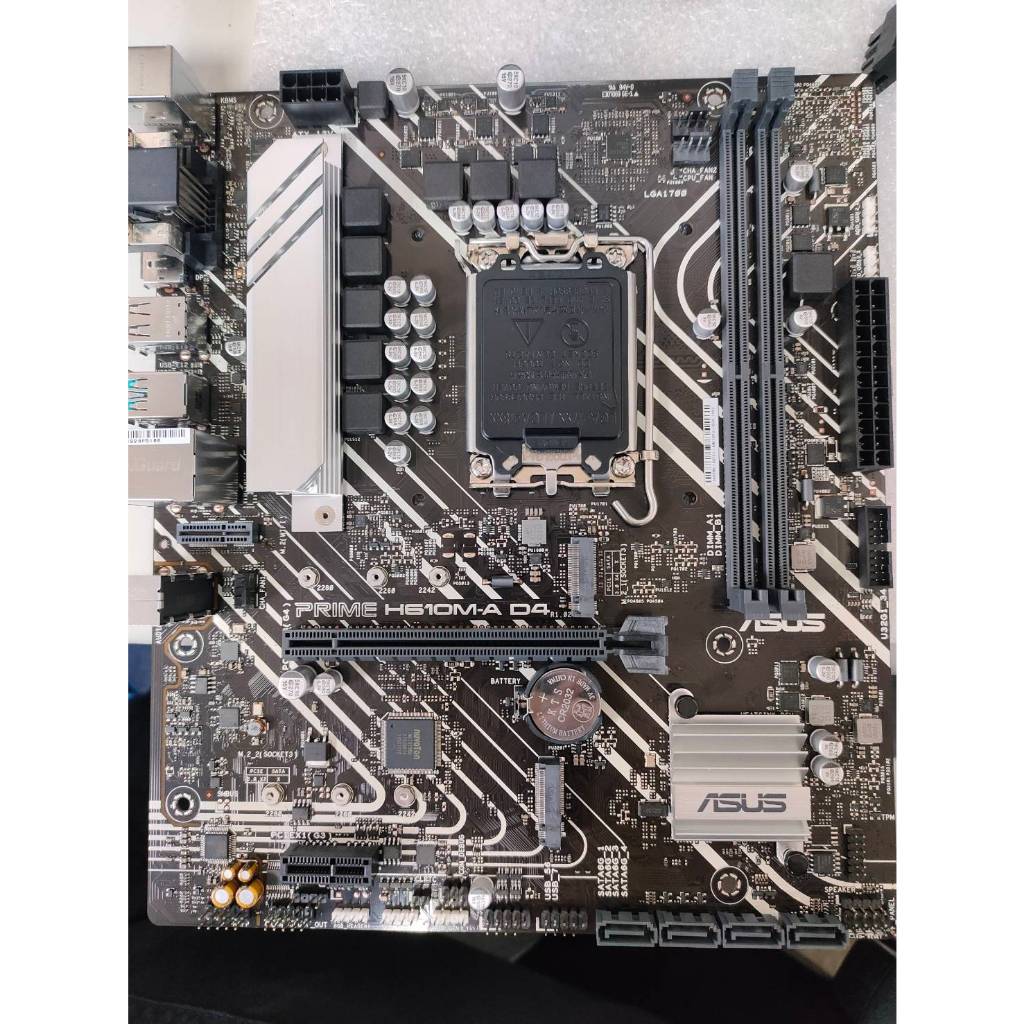 【出清良品主機板】ASUS H610MA-D4 LGA1700 DDR4 I5 I7 I9 | 蝦皮購物