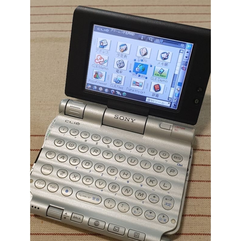 稀有 蒐藏品 SONY Clie PEG UX50 日版 PDA UX50 8成新 | 蝦皮購物