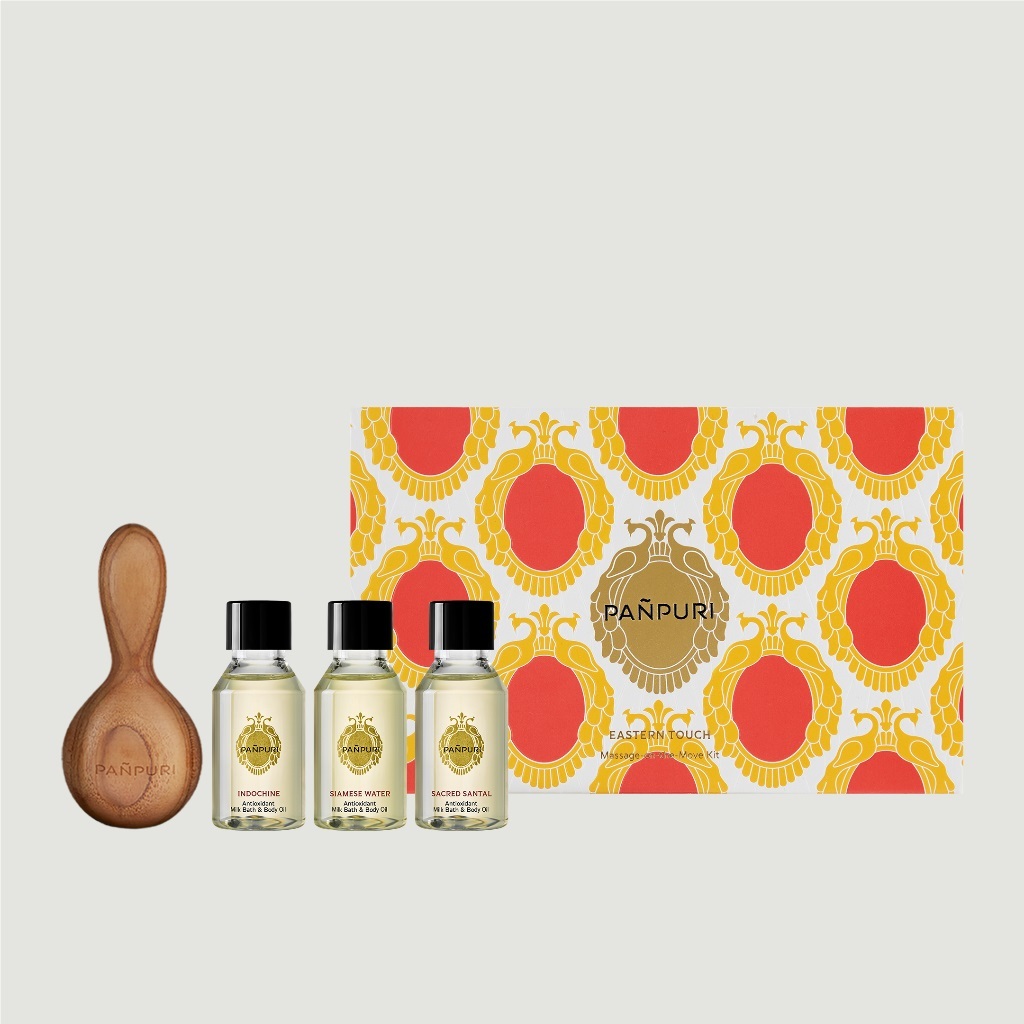 現/預購 PANPURI Milk Bath & Body Oil Massage Mini Kit 30ml*3pcs | 蝦皮購物