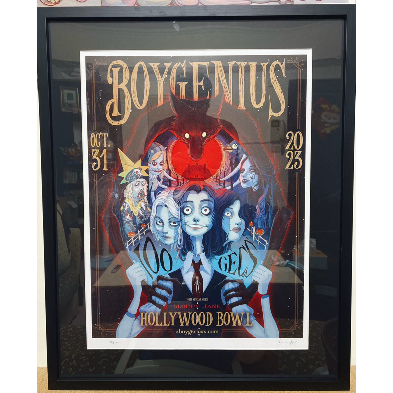 Lauren Tsai boygenius Hollywood Bowl poster | 蝦皮購物