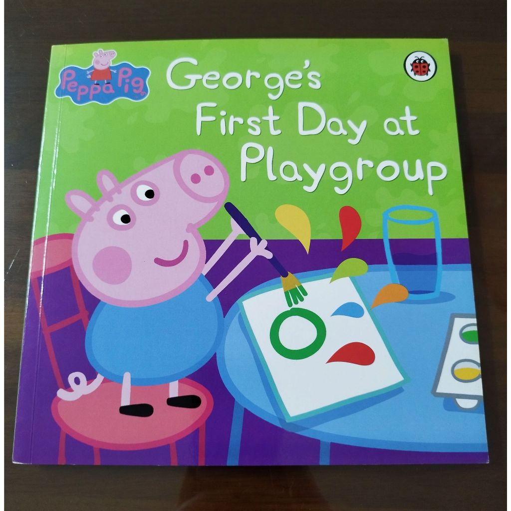 Peppa Pig 佩佩豬系列 George's First Day At Playgroup 二手 書況極新 繪本童書 | 蝦皮購物
